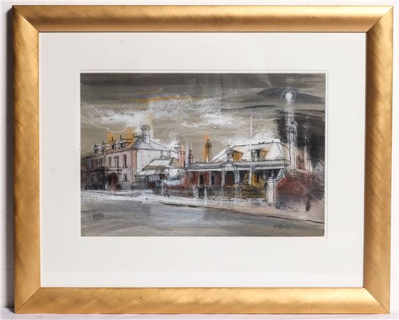 Kenneth Jack | 'Old Houses Cromwell's Street (1966) | MutualArt