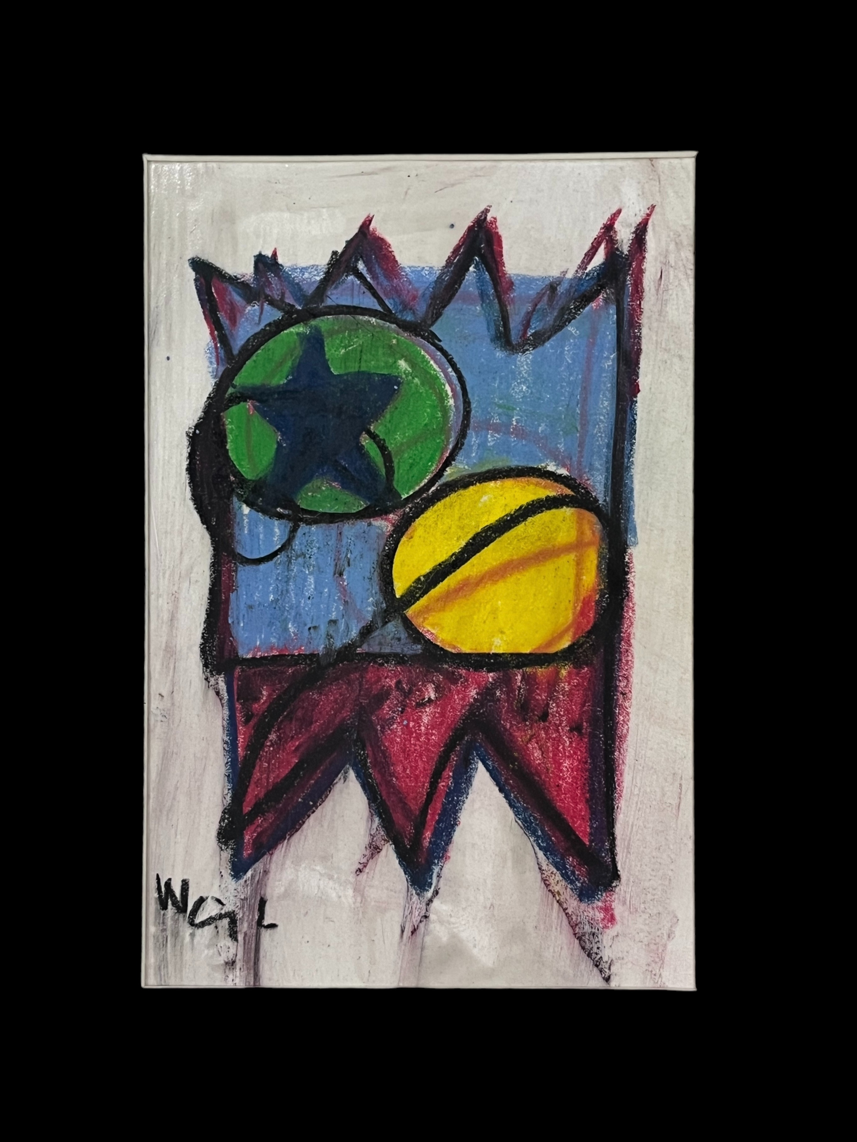 Wayne Cunningham | Three WAYNE CUNNINGHAM Abstract Mixed Media On Paper ...