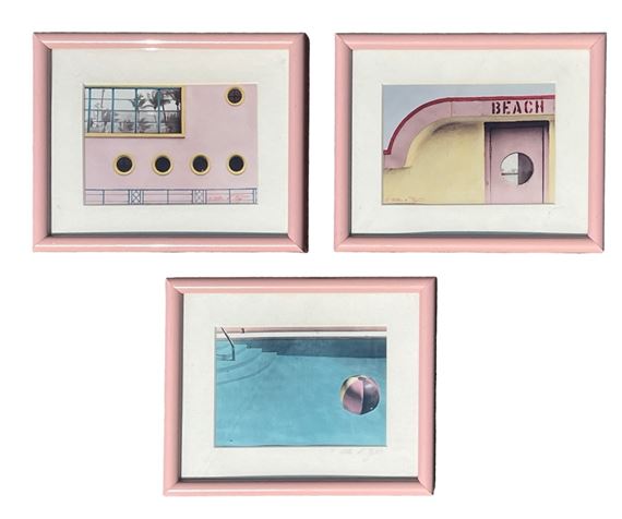 Allan I. Teger | Three ALLAN TEGER Miami Beach Art Deco Photograph ...