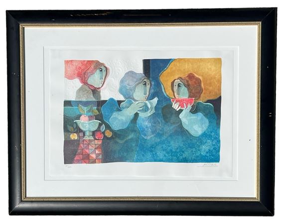 Àlvar Suñol | ALVAR SUNOL Embossed Lithograph | MutualArt