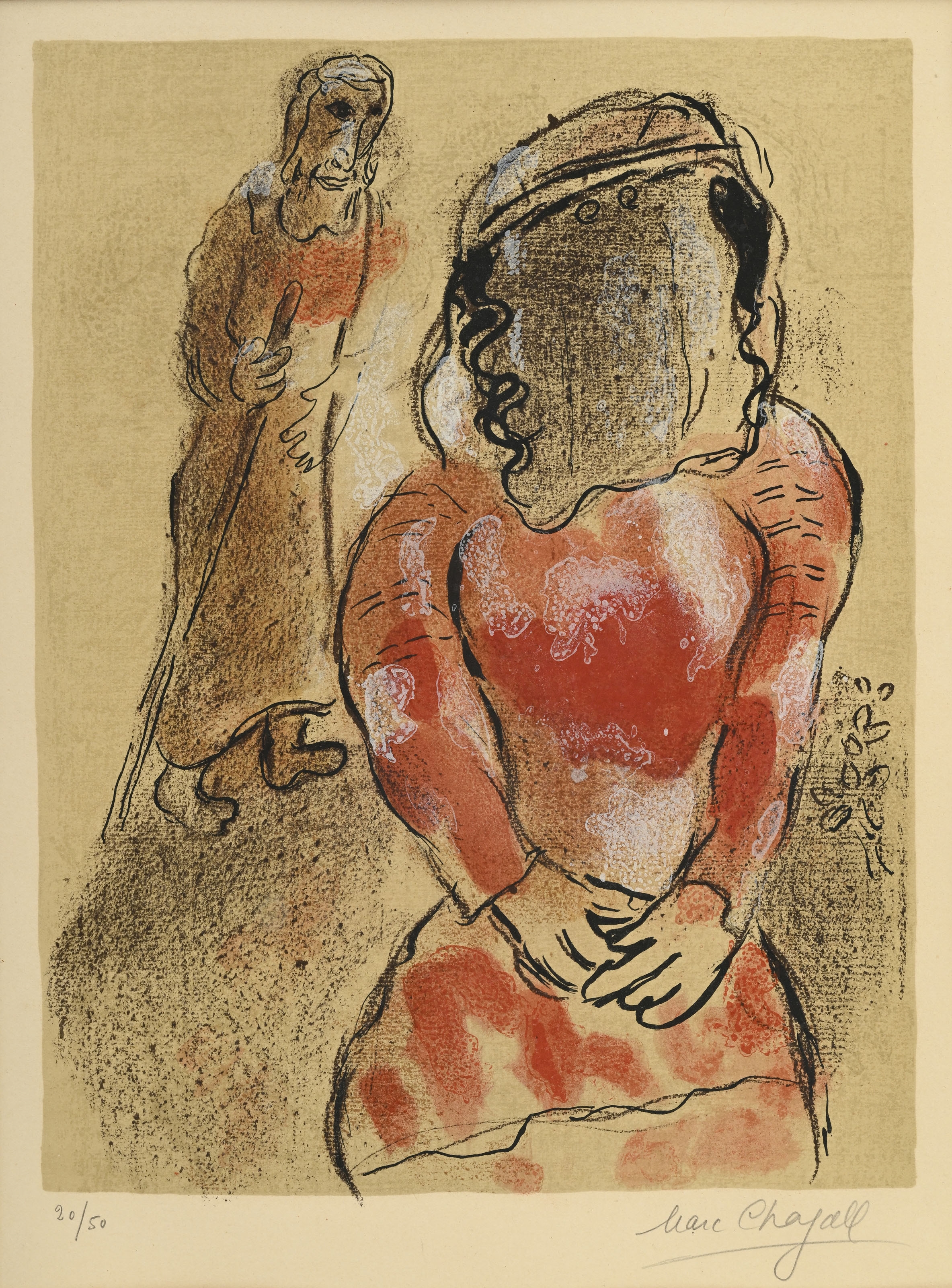 Marc Chagall | Tamar Daughter-in-Law of Judah (1960) | MutualArt