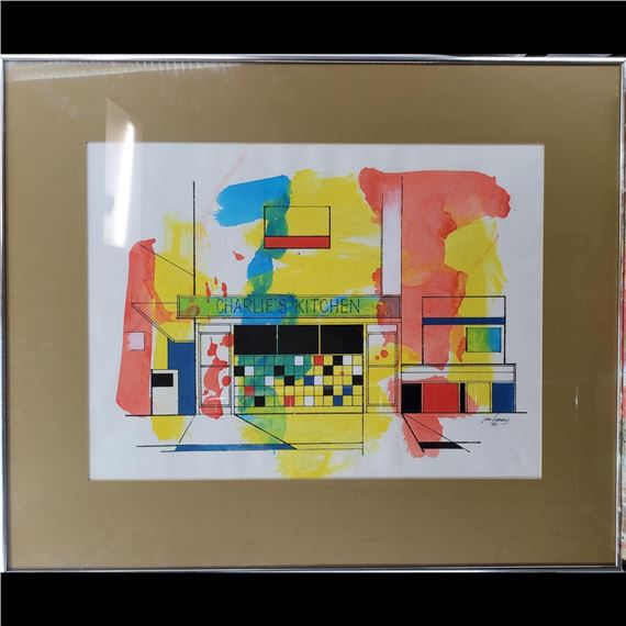 Jon Henry | Jon Henry (American, 1916-1990) Original Acrylic And Gauche ...