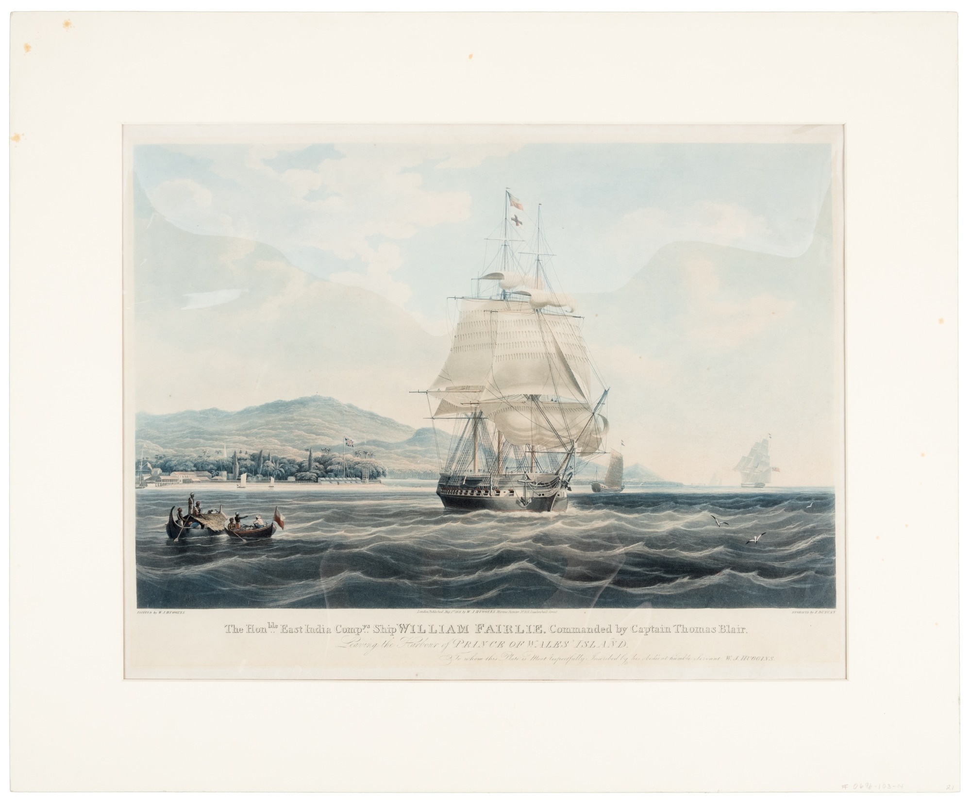Edward Duncan | The Honorable East India Company's Ship William Fairlie ...
