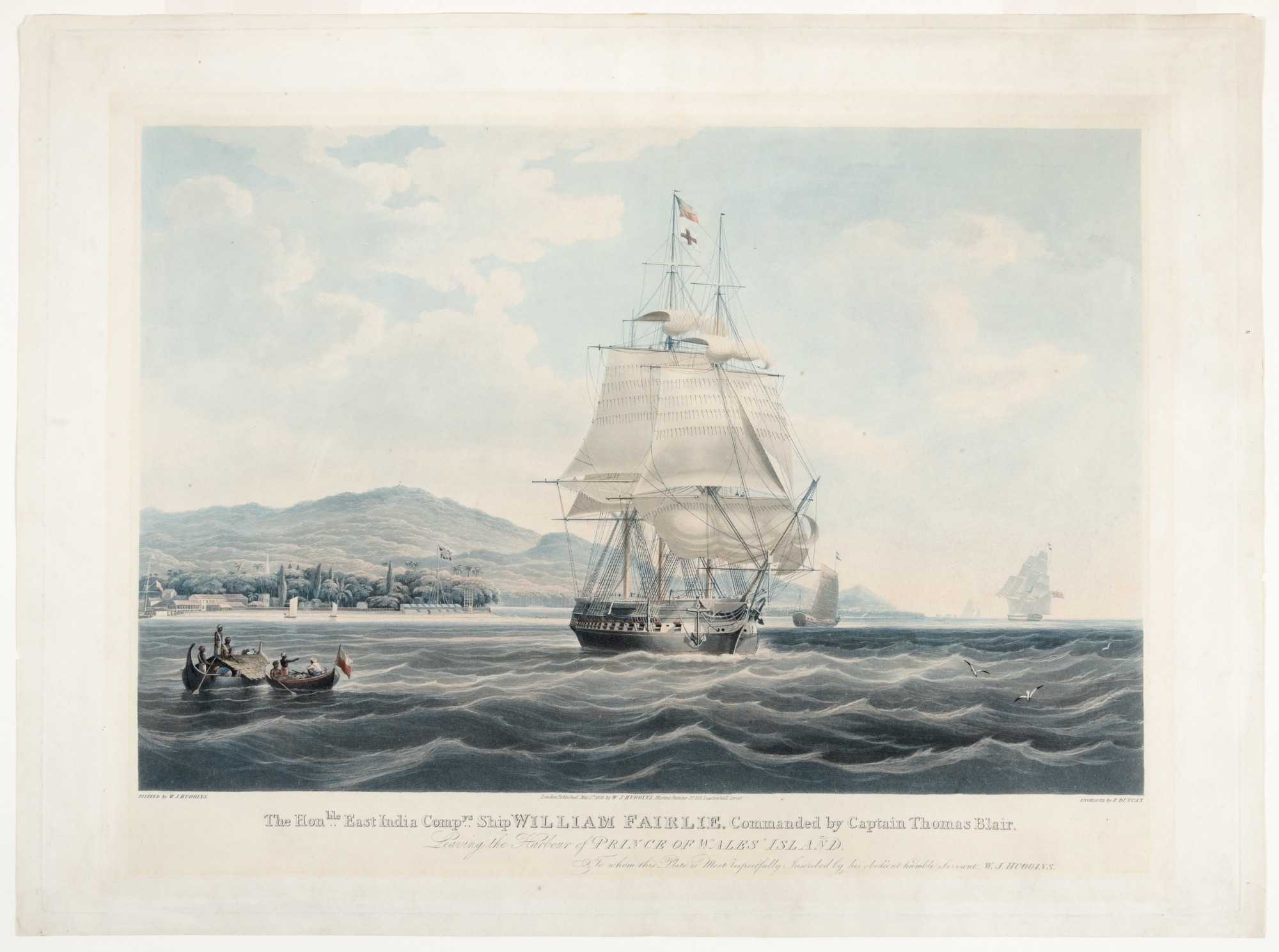 Edward Duncan | The Honorable East India Company's Ship William Fairlie ...