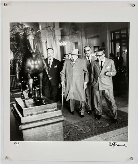 Philip Townsend | - Winston Churchill and Aristotle Onassis at Hôtel de ...