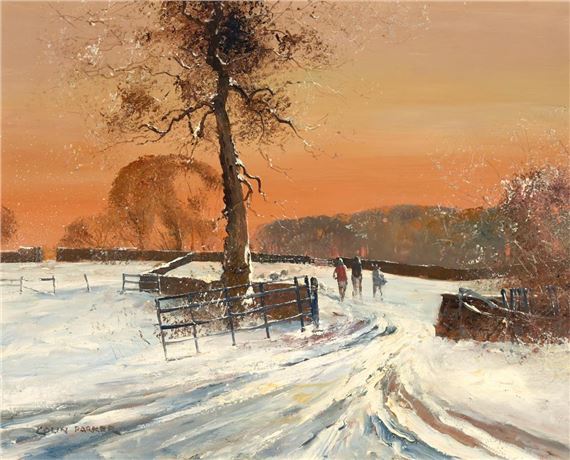 Colin Parker | Lower Slaughter Snow II | MutualArt