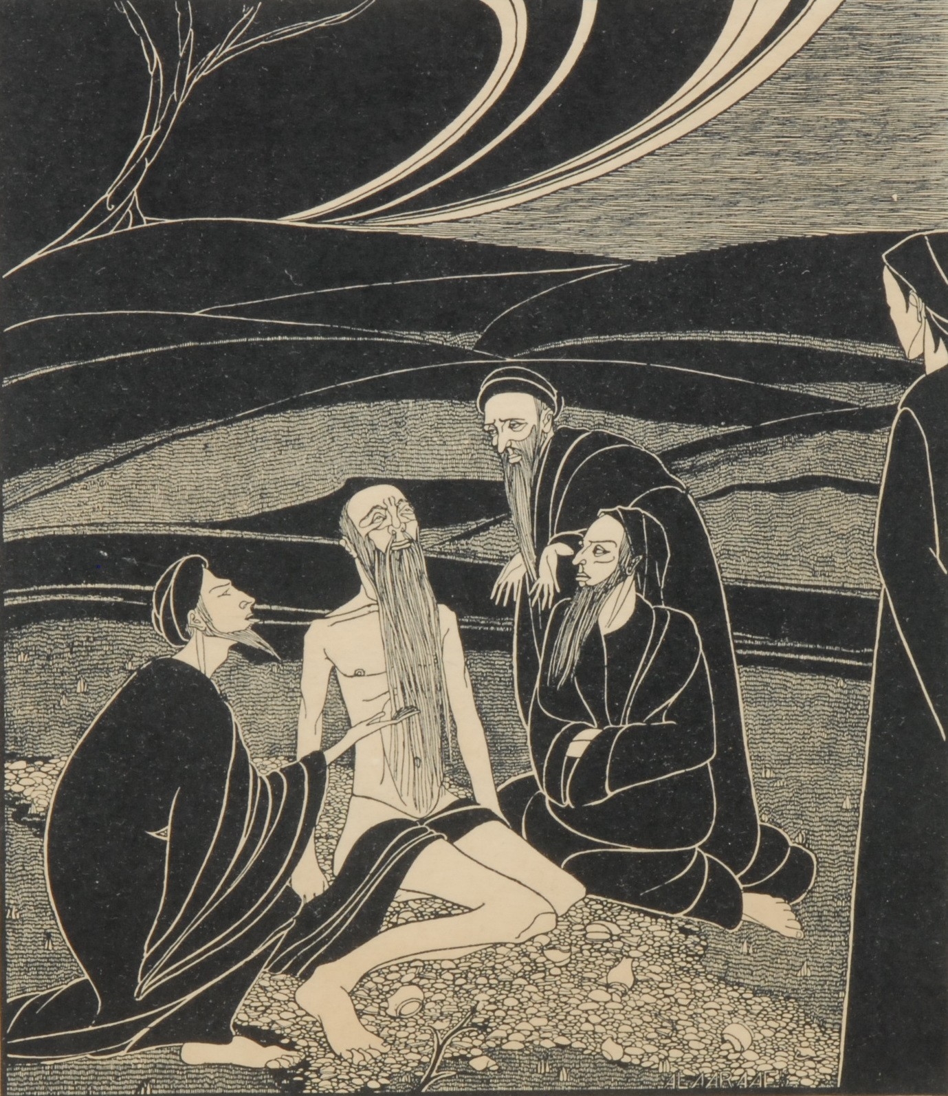 Hannah Frank | Job and his Three Friends | MutualArt