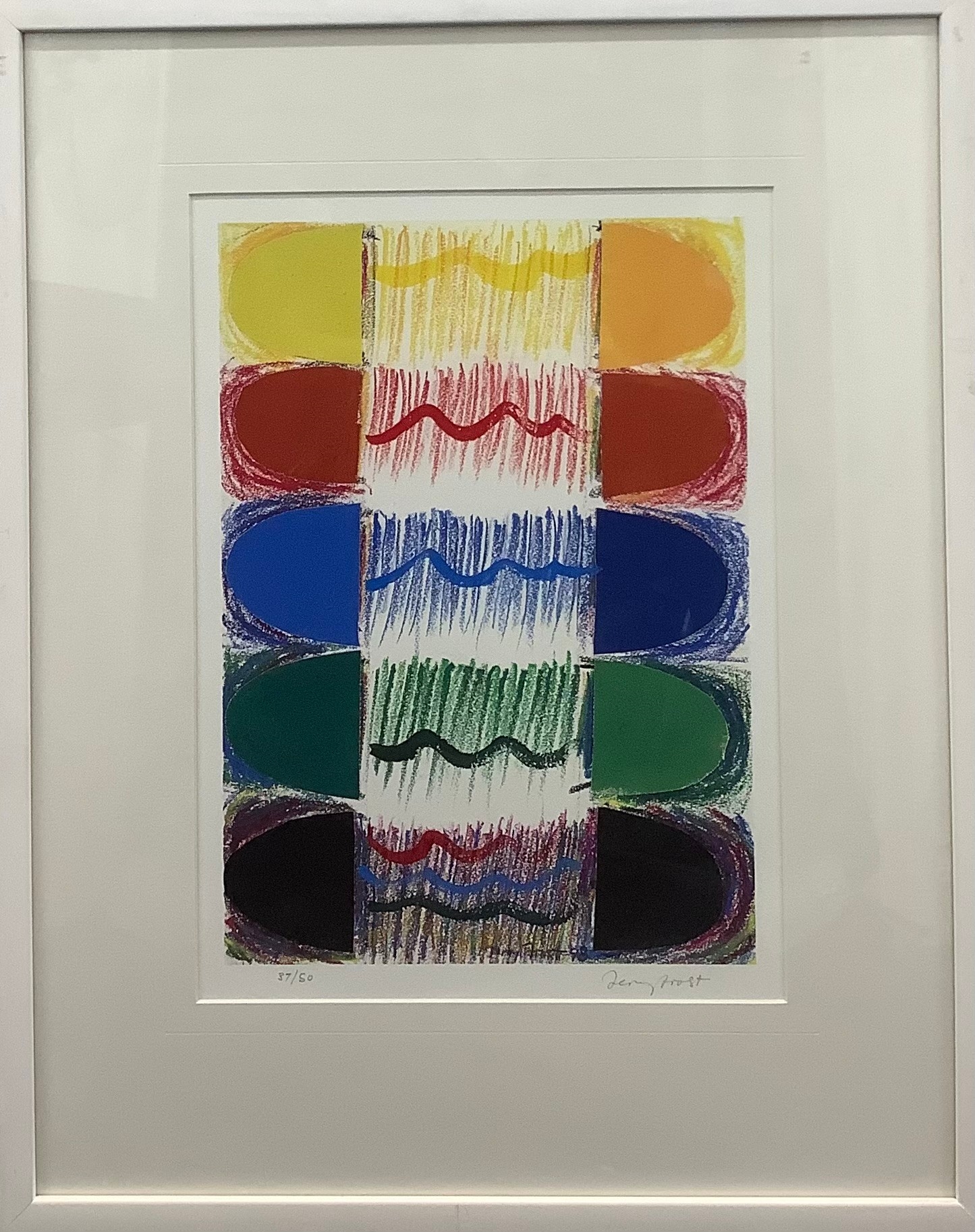 Sir Terry Frost | Orange, Green and Blue Rhythm (2002) | MutualArt
