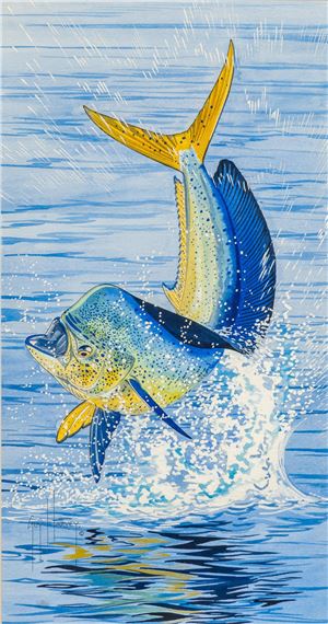 Guy Harvey | Leaping Mahi Mahi | MutualArt