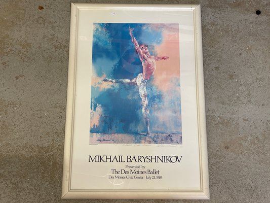 LeRoy Neiman | Signed LeRoy Neiman Mikhail Baryshnikov Poster (1983 ...