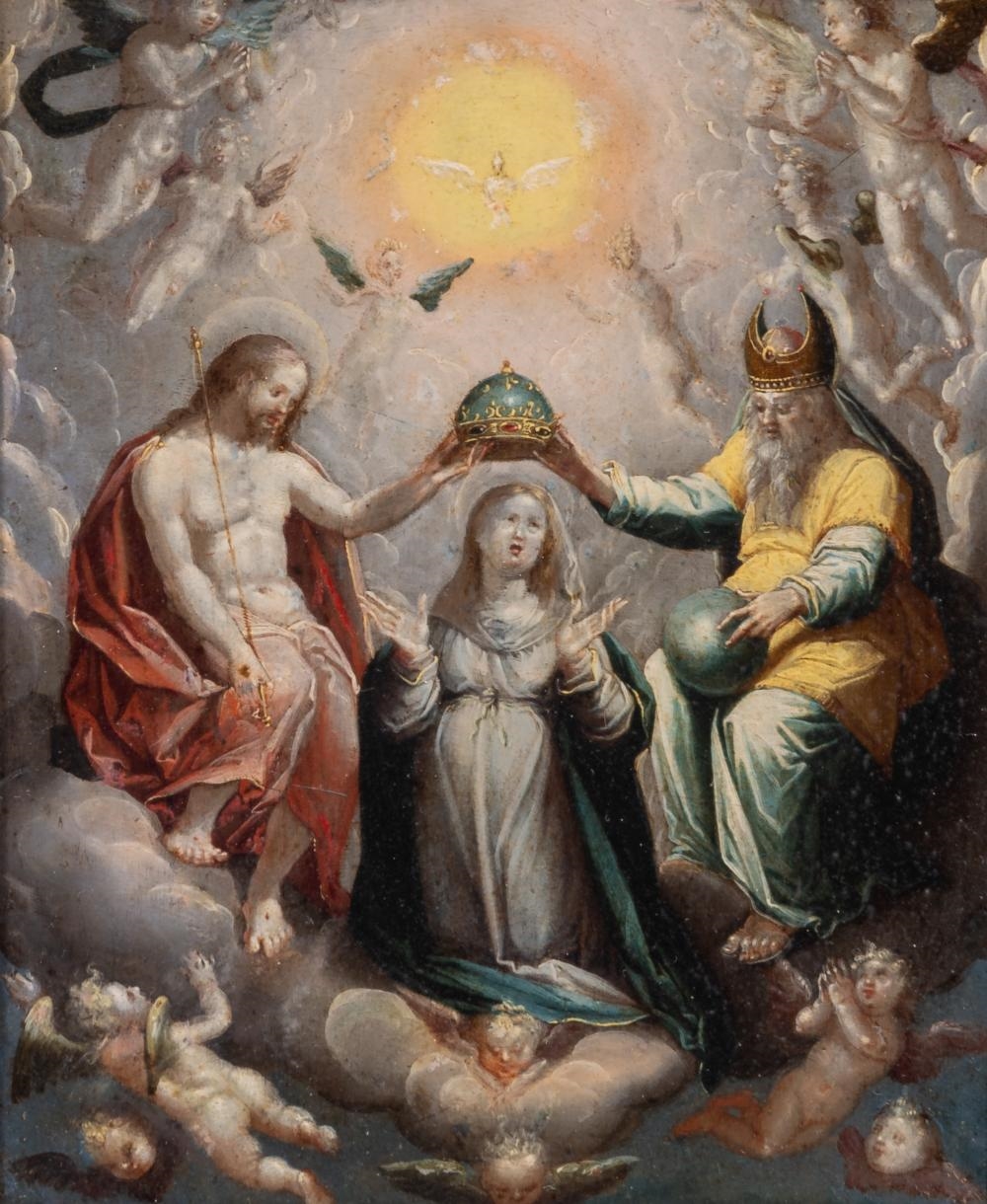 Antwerp School, 17th Century | The Crowning of Mary | MutualArt