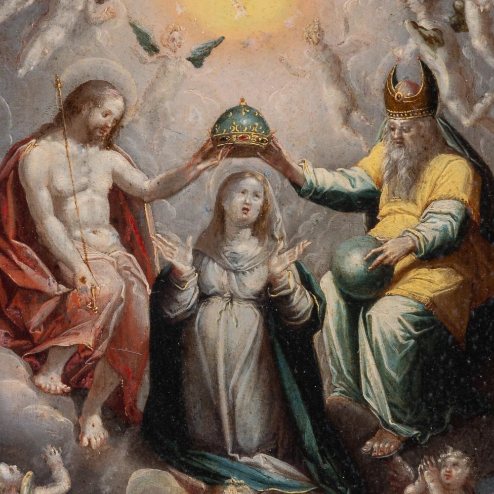 Antwerp School,18th Century | The Crowning of Mary | MutualArt