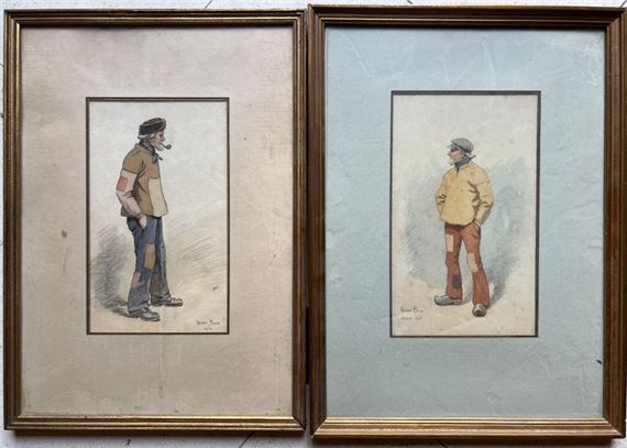 Henri Baud | Fishermen of Dieppe | MutualArt