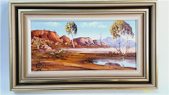 Henk Guth | Central Australian landscape | MutualArt