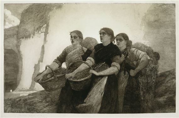 Winslow Homer | A Voice from the Cliffs (1888) | MutualArt