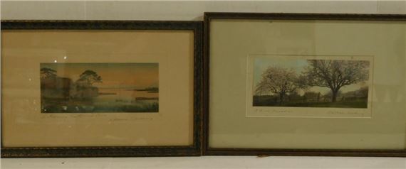 Wallace Nutting | 2 Wallace Nutting Colored Photos | MutualArt