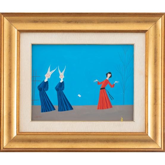 Veniero Canevari | Tre figure (1926) | MutualArt