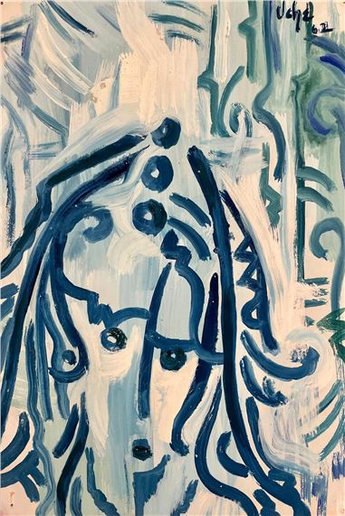 Uche Okeke | March of the Masquerades (1982) | MutualArt