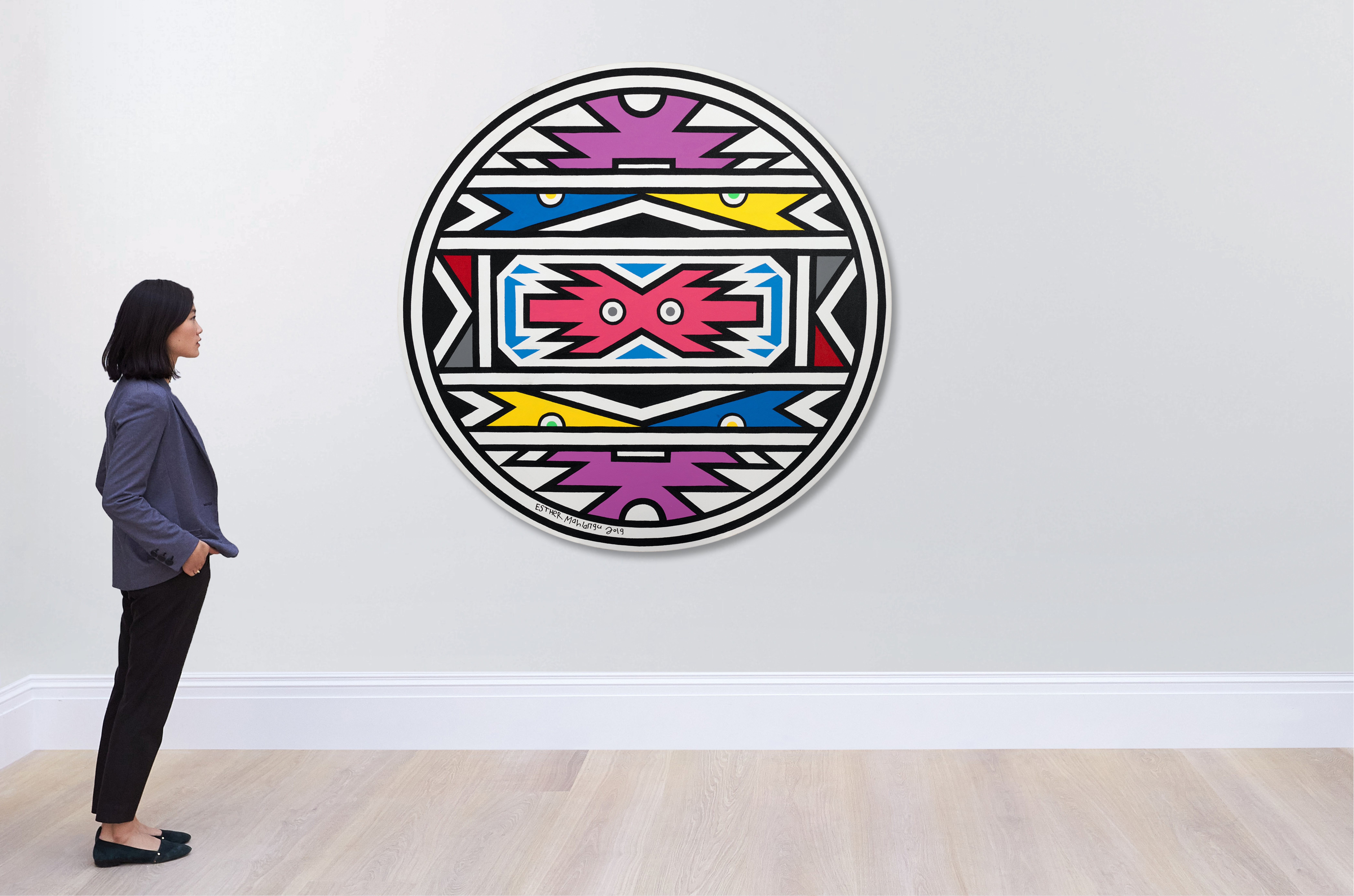 Esther Mahlangu | Ndebele Patterns (2019) | MutualArt