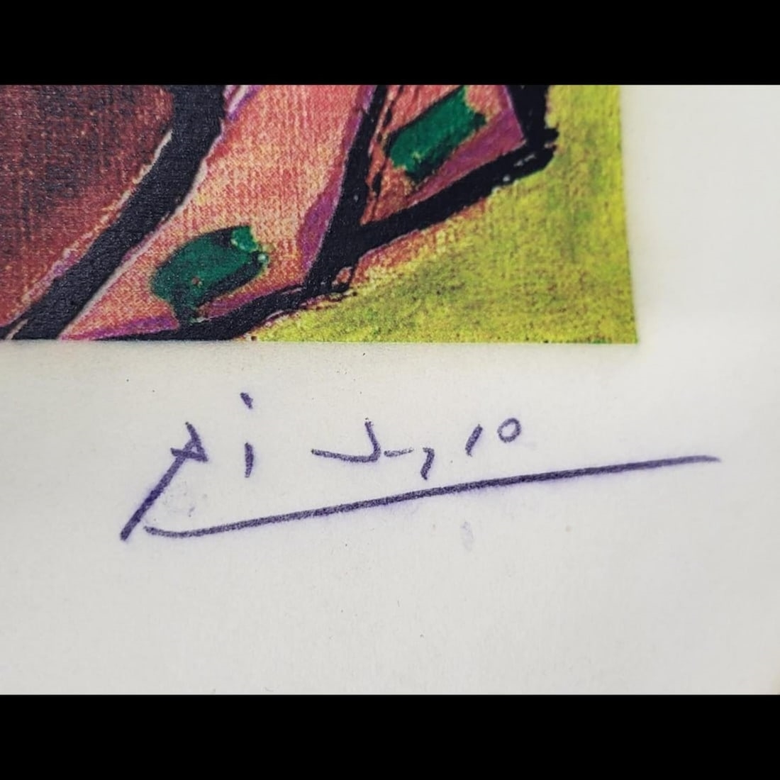 Pablo Picasso | Pablo Picasso Hand Signed Lithograph On BK Rives Paper ...