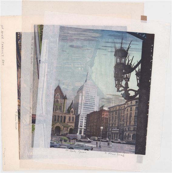 Louis Novak | Louis Novak Color Woodcuts (3) | MutualArt