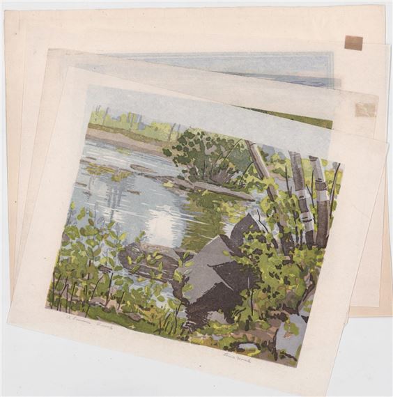 Louis Novak | Louis Novak Color Woodcuts (4) | MutualArt