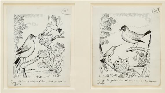 Harrison Cady | Harrison Cady Original Pen & Ink Drawings (2) | MutualArt