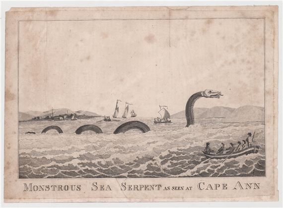 Ann Cape | RARE Early Copper Engraving [Sea Serpent] | MutualArt
