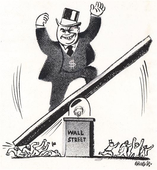 William Gropper | William Gropper Original Pen and Ink w/ Airbrush ...