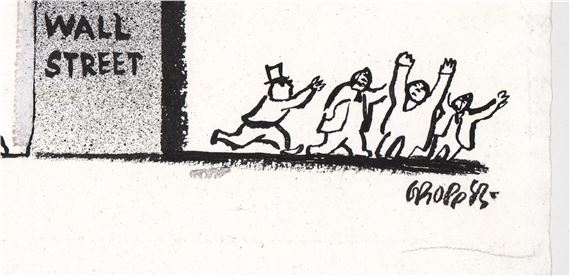 William Gropper | William Gropper Original Pen and Ink w/ Airbrush ...