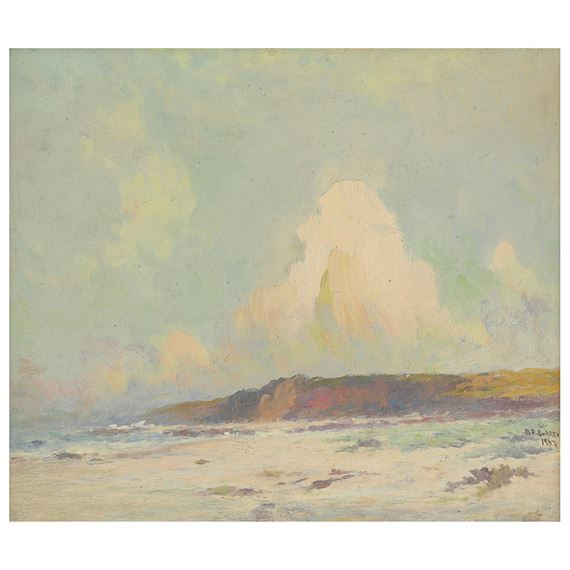 Alfred Burrell | Alfred Burrell (1877-1952) Seascape Painting | MutualArt