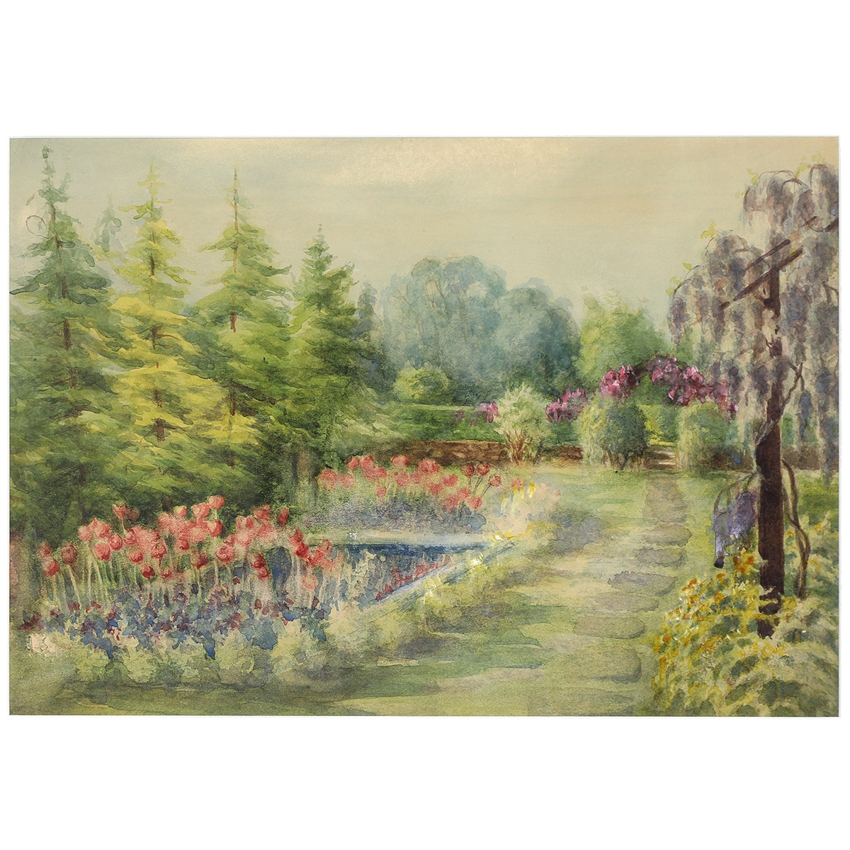 Alice Hunt Curtis | Watercolor Landscape | MutualArt