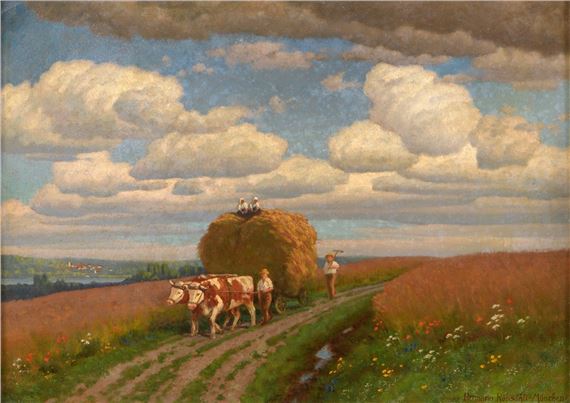 Traugott Hermann Rüdisühli | Heuernte | MutualArt