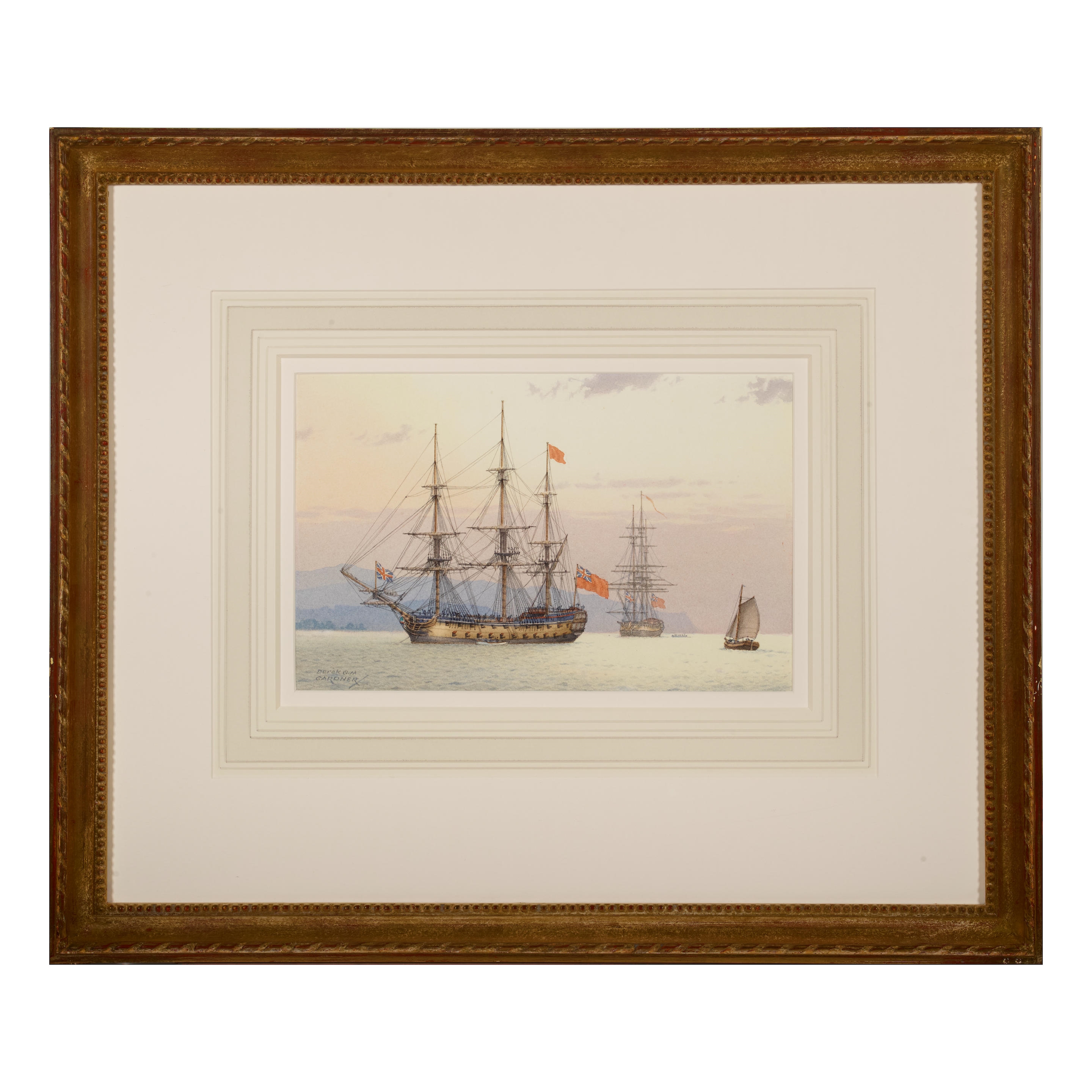 Derek Gardner | His Britannic Majesty's 64-Gun Ship 'Agamemnon' | MutualArt