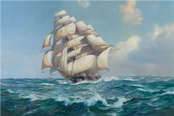 Derek Gardner | Homeward Bound from China - The Tea Clipper Maitland ...