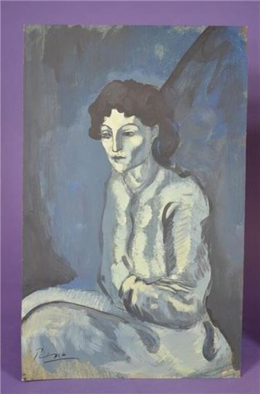 Pablo Picasso | Lady in Blue | MutualArt