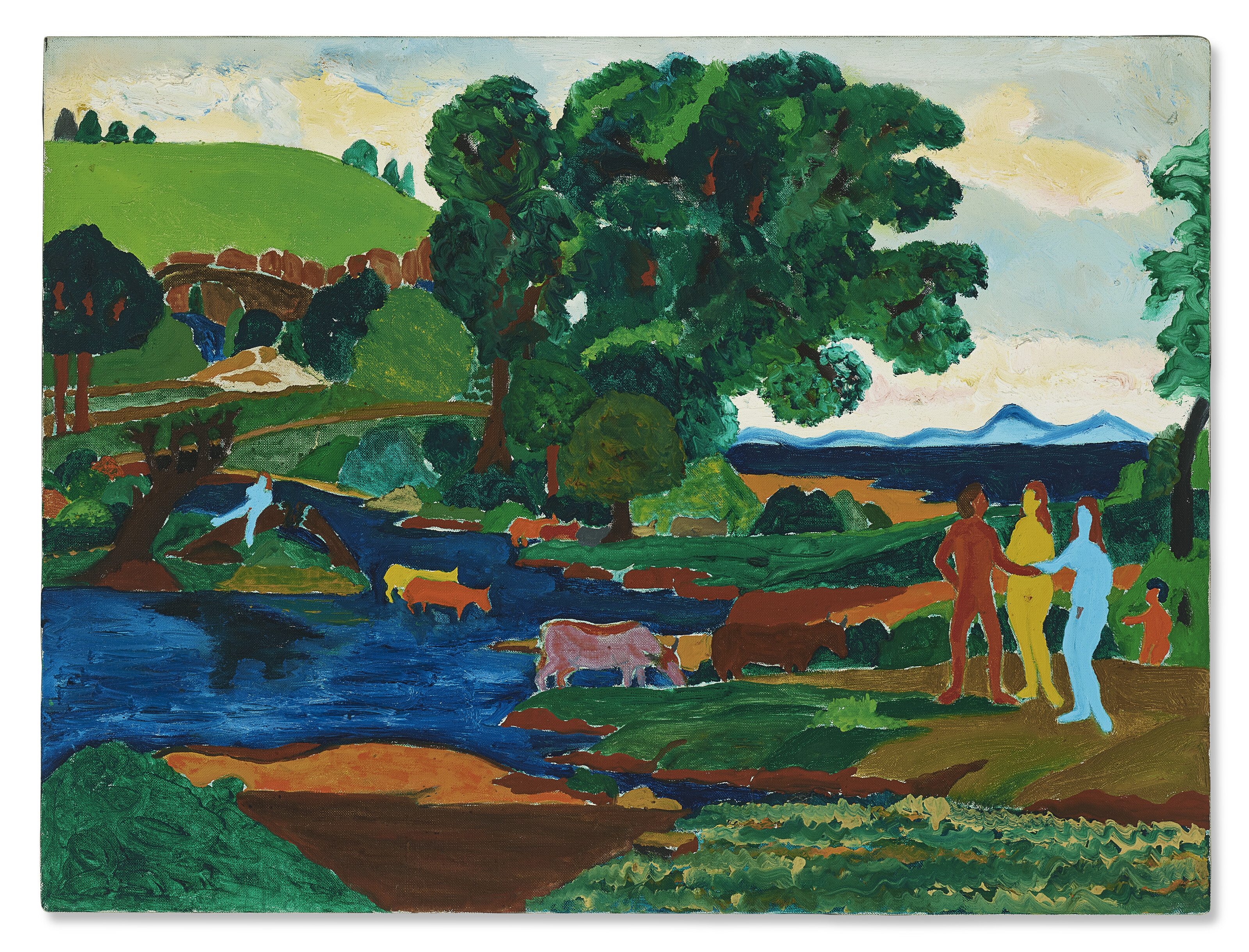 Bob Thompson | The Recreation of Cephalus and Procris (1965) | MutualArt