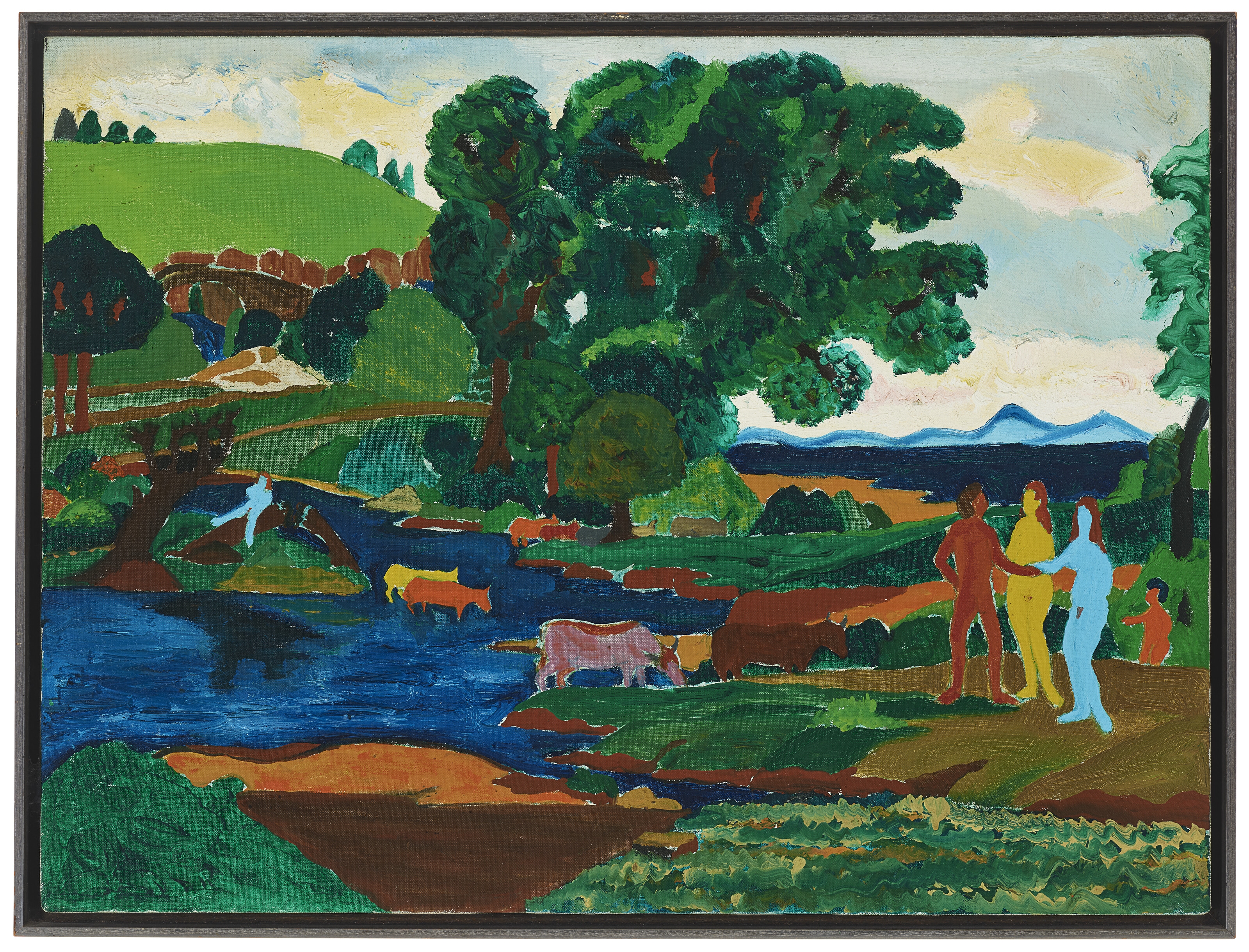 Bob Thompson | The Recreation of Cephalus and Procris (1965) | MutualArt