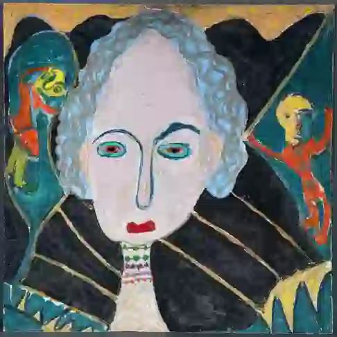 Hasan Kaptan | Portrait of a Pale Face Woman (1950) | MutualArt