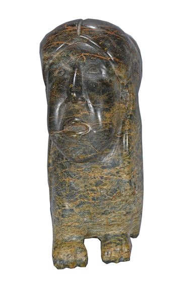 Kaka Ashoona | Woman and Eagle Figure | MutualArt
