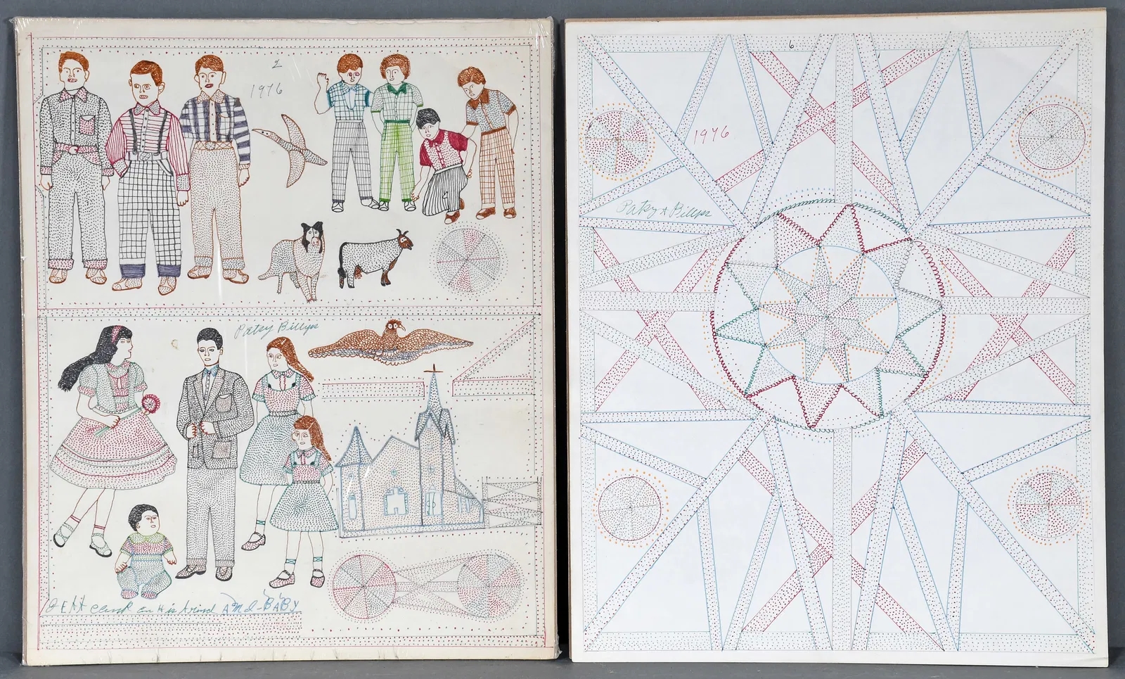 Patsy Billups | Abstract and Jeff Clark and His Friend and Baby (1976 ...