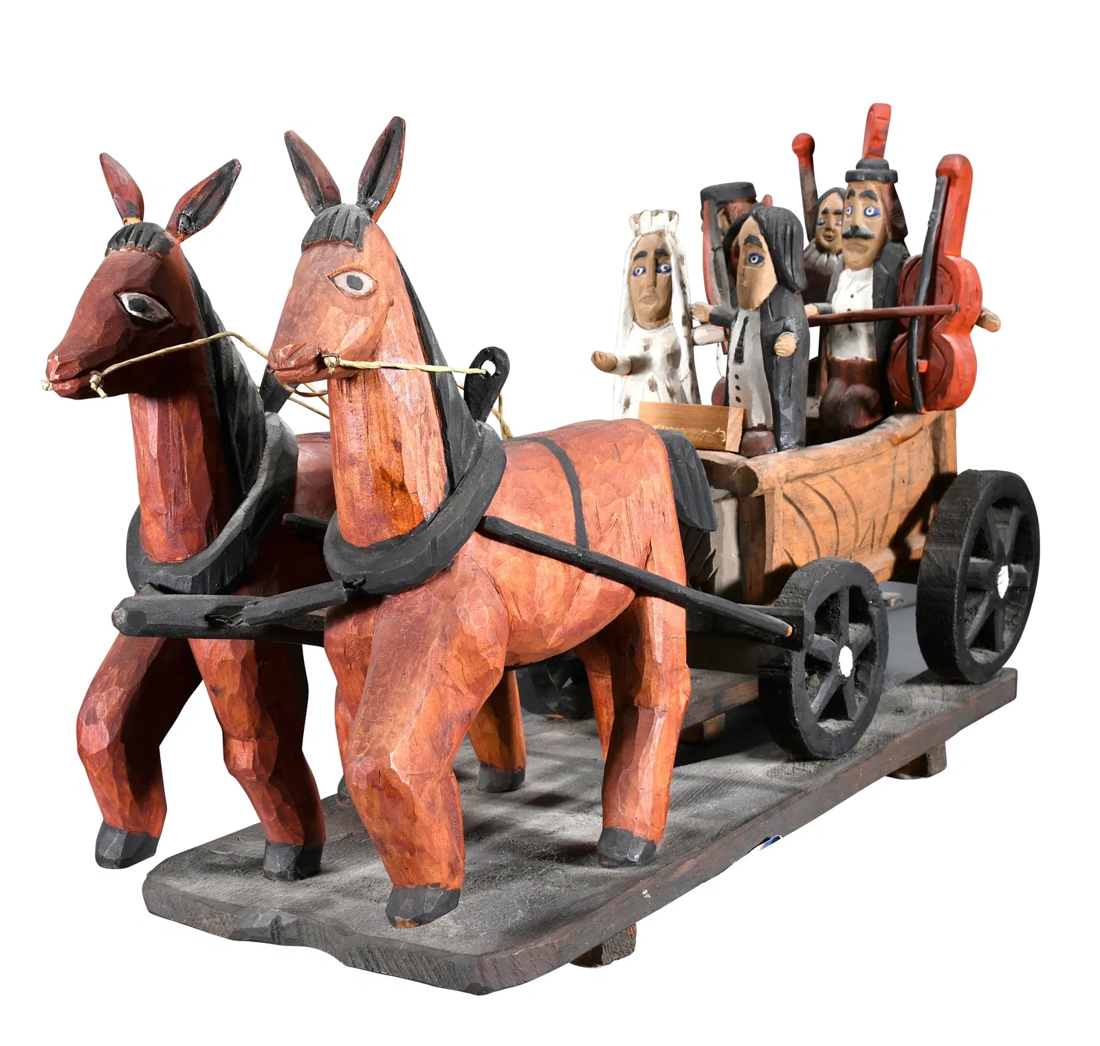 Adam Zegadlo | Wedding Couple In Wagon | MutualArt