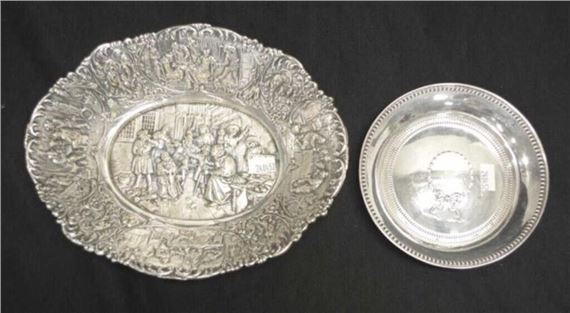 Sterling | Vintage Dutch silver plate decorated bowl (1919) | MutualArt