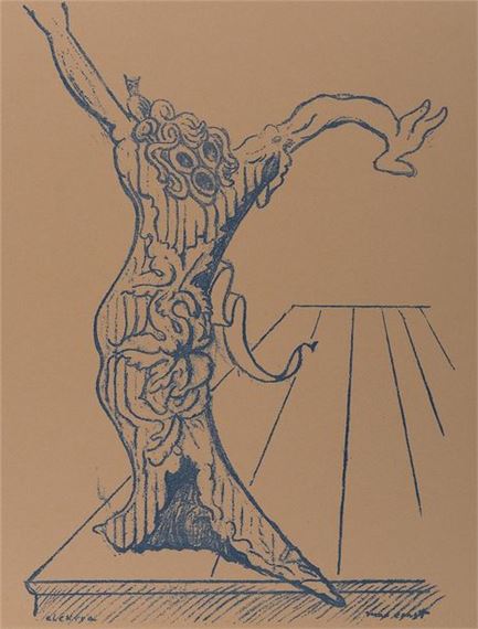 Max Ernst | Loplop im Wald (1958) | MutualArt