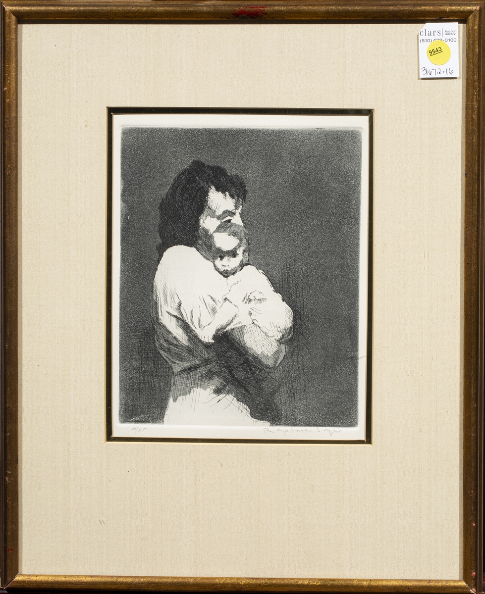 Raphael Soyer | Mother and Child, | MutualArt