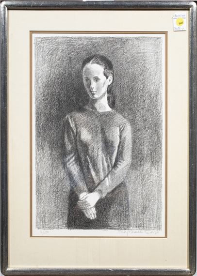 Raphael Soyer | Untitled Standing Model | MutualArt