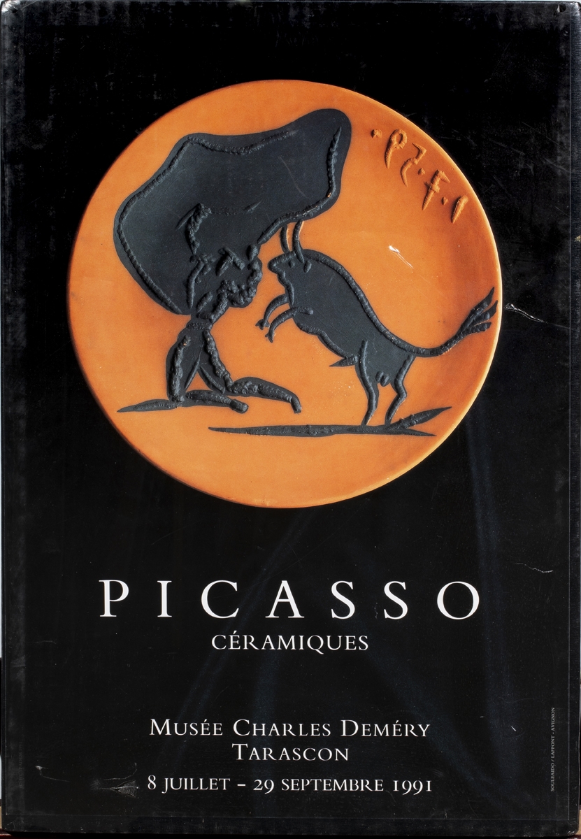 Pablo Picasso | Ceramiques at Musee Charles Demery Tarascon Poster ...