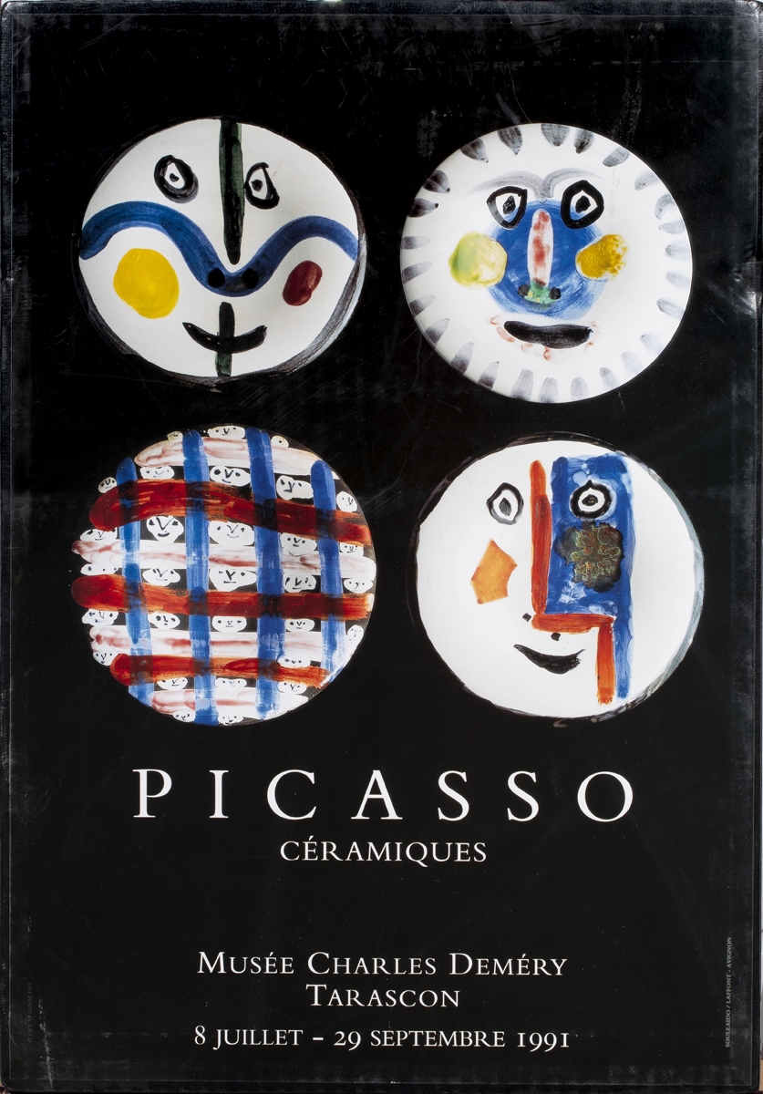 Pablo Picasso | Ceramiques at Musee Charles Demery Tarascon Poster ...
