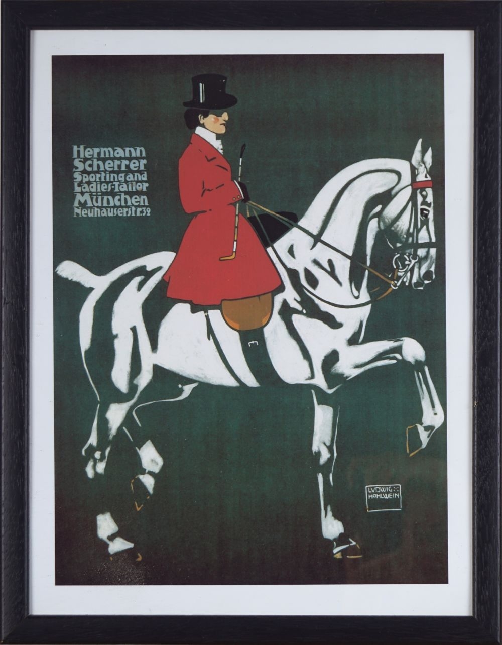 Hermann Scherer | Sporting and ladies tailor, poster | MutualArt