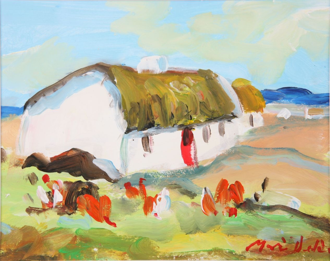 Marie Devlin | Farmyard Cottage | MutualArt